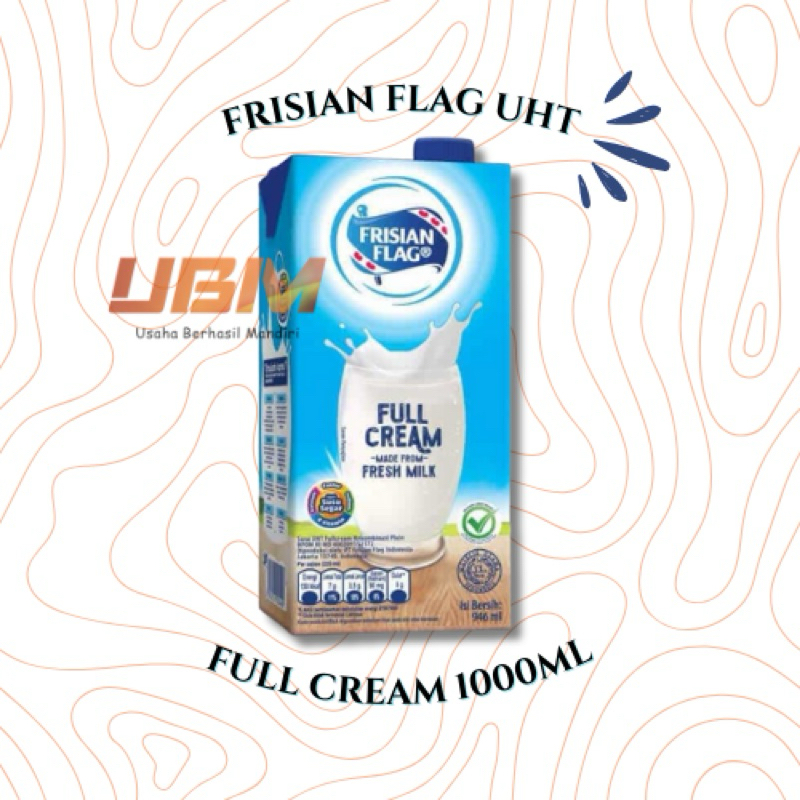 Jual Frisian Flag Susu UHT Full Cream 12x946ml | Shopee Indonesia