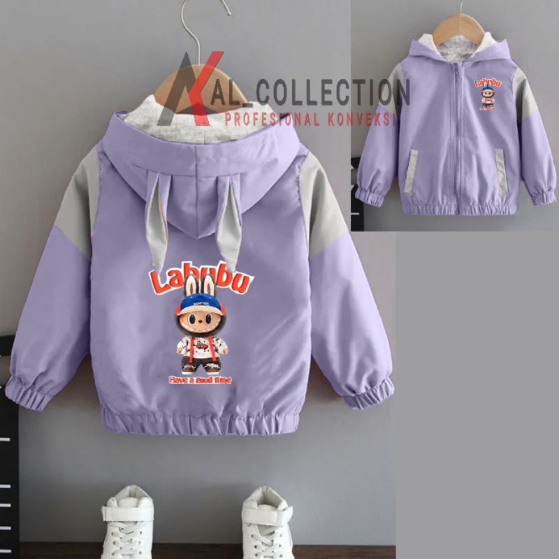 Jual Jaket anak viral jaket anak bergambar labubu, jaket anak trendy ...