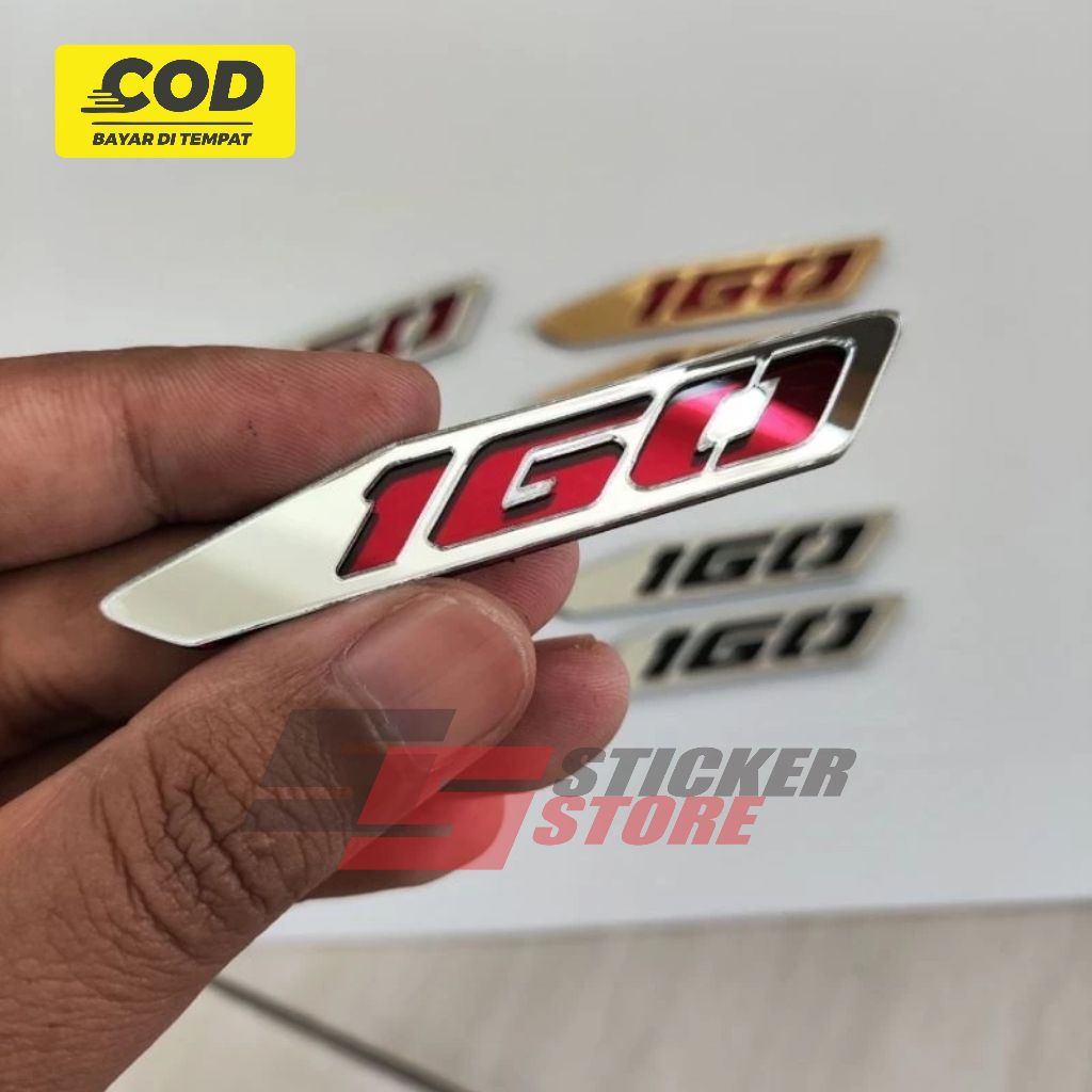 Jual EMBLEM 160 PCX LOGO PCX 160 VARIO 160 3D GOLD LOGO TIMBUL 2 PCS ...