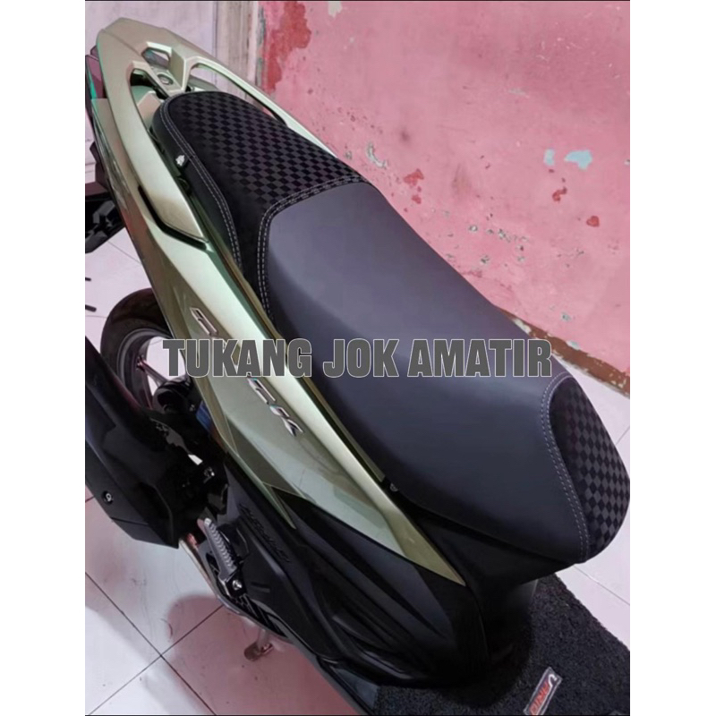 Jual Kulit Jok Bahan Napa JA Kombinasi Catur 3D Kulit Jok Jahit Tengah ...