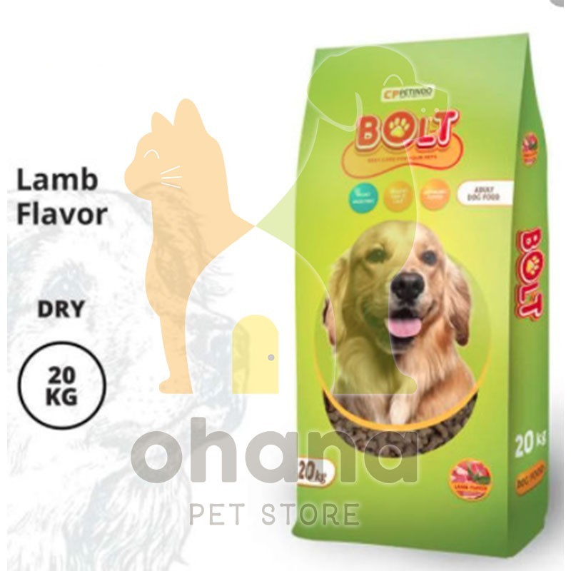 Jual Bolt Lamb Dog Food Kibble Tulang 1kg (Repack) | Shopee Indonesia