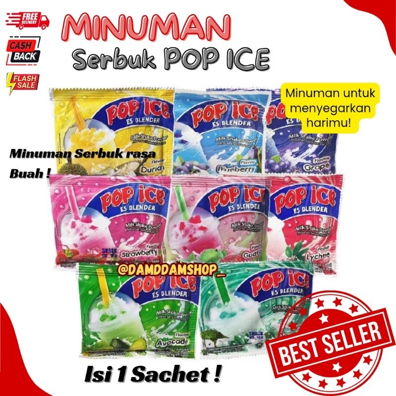 Jual POP ICE AL VARIAN POP ICE BLENDER 1 SACHET 24gram | Shopee Indonesia