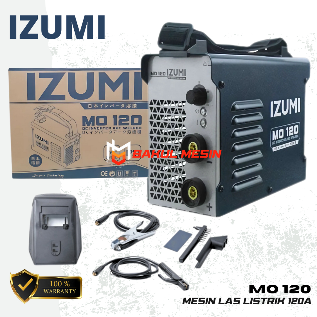 Jual IZUMI MO 120 Mesin las listrik inverter welding travo las MO120 | Shopee Indonesia