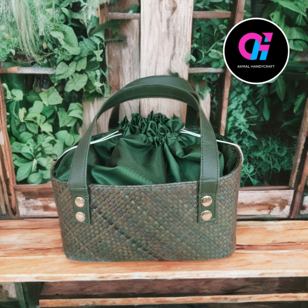 Jual Tas Anyaman Pandan |Hampers |Tas Parcel Anyaman Pandan | Shopee ...