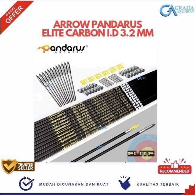 Jual ARROW PANDARUS ELITE X10 ID 3.2 MM CARBON ALUMINIUM | Shopee Indonesia