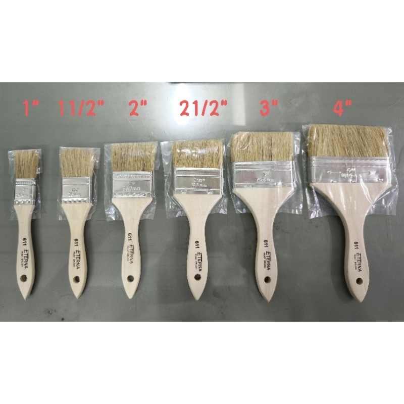 Jual Kuas Eterna 611 (1 inch, 11/2 inch, 2 inch, 21/2 inch, 3 inch dan ...
