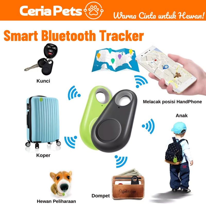 Jual Smart Tag Bluetooth Tracker Key Finder GPS Locator Anti Lost Alarm ...