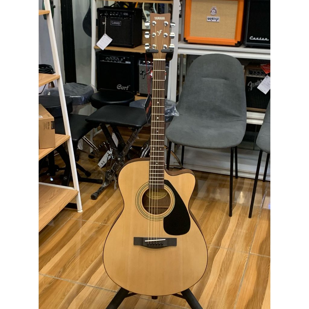 Jual Yamaha FS100C Natural ORIGINAL Acoustic Gitar Akustik FS 100 C FS ...