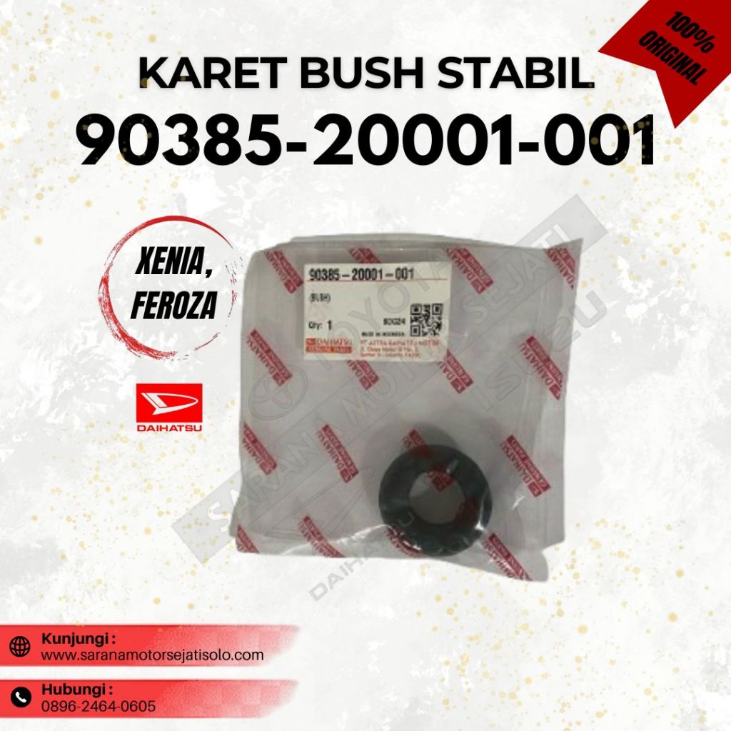 Jual KARET BUSH STABIL DAIHATSU XENIA FEROZA 90385-20001-00-1 | Shopee ...