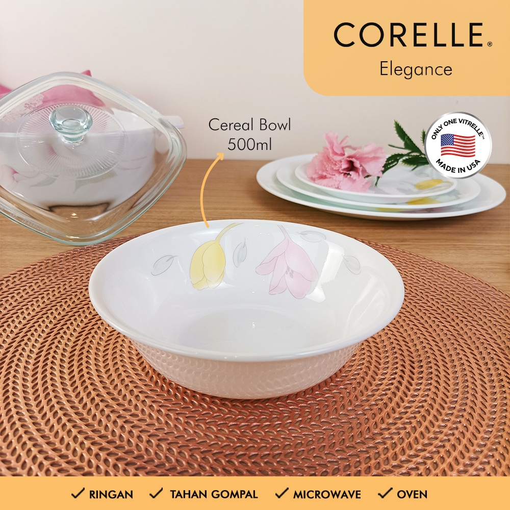 Jual CORELLE Elegance Soup Cereal Bowl 500ml / Mangkok | Shopee Indonesia