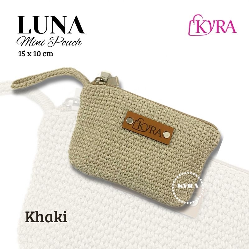 Jual DOMPET RAJUT LUNA/MINI POUCH | Shopee Indonesia
