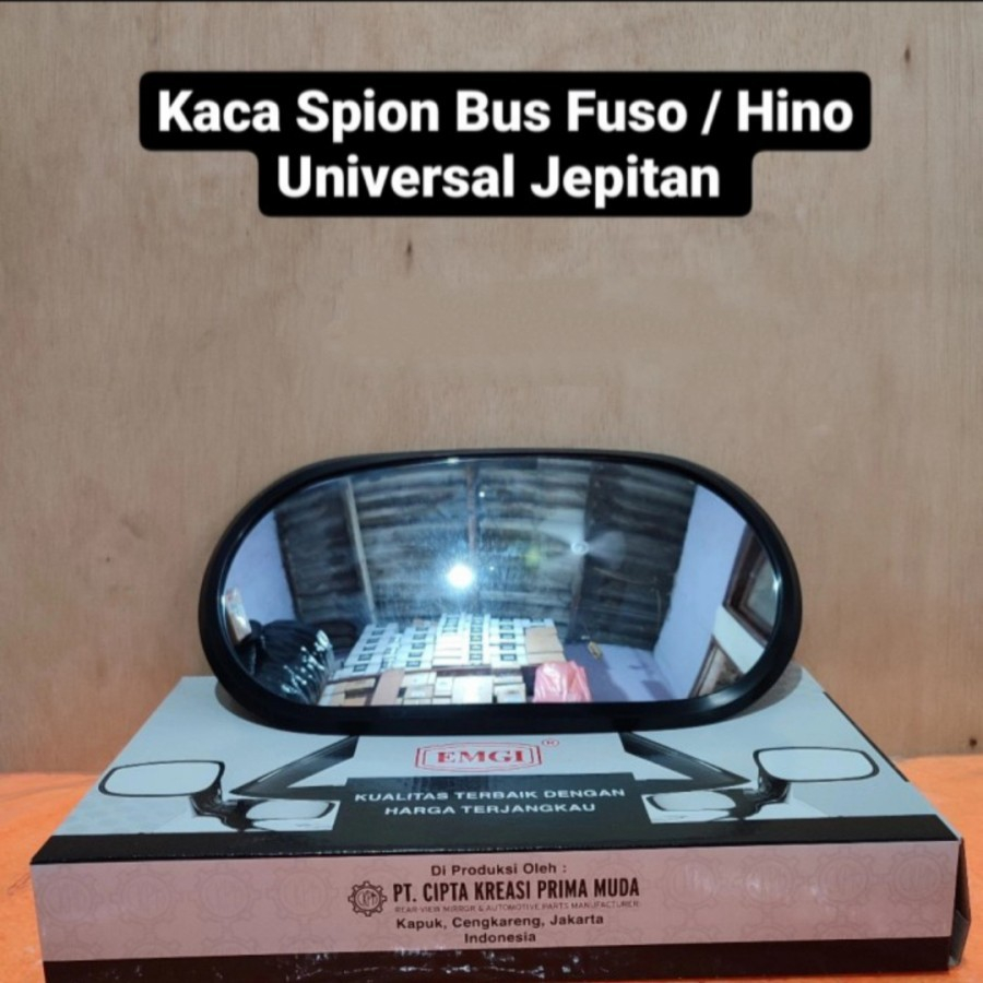 Jual Kaca Spion Jepit/Klem Fuso Bus(Bis)/Hino Ranger/Universal (Emgi ...