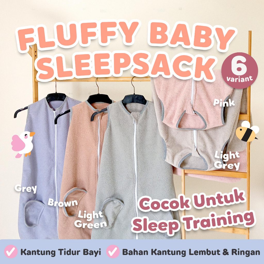 Jual FLUFFY BABY SLEEP SACK - KANTUNG TIDUR BAYI | Shopee Indonesia