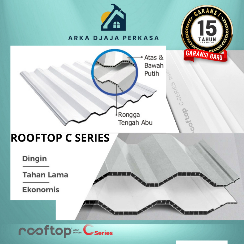 Jual Atap Dingin Rooftop uPVC C Series | Shopee Indonesia