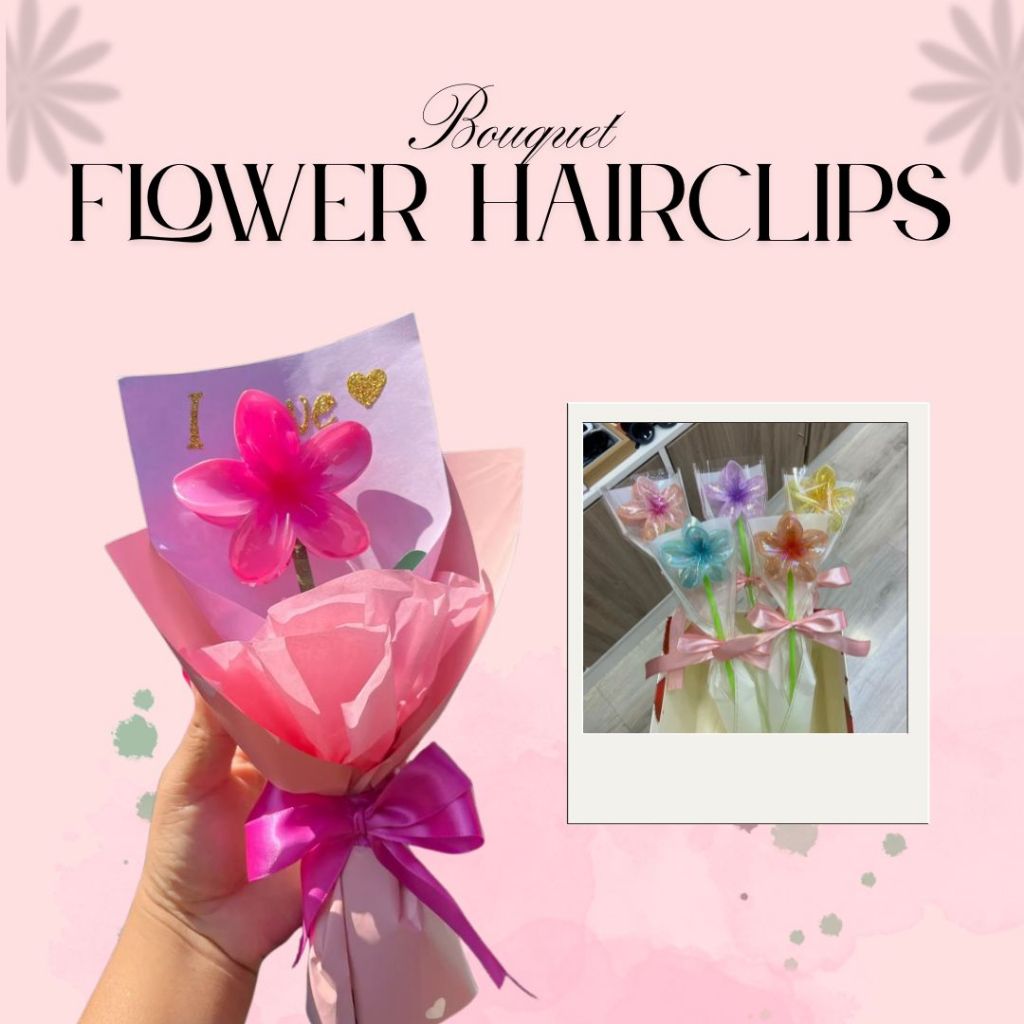 Jual Buket Bunga Jepit Rambut Wanita Korea / Aksesoris Bunga Kamboja ...