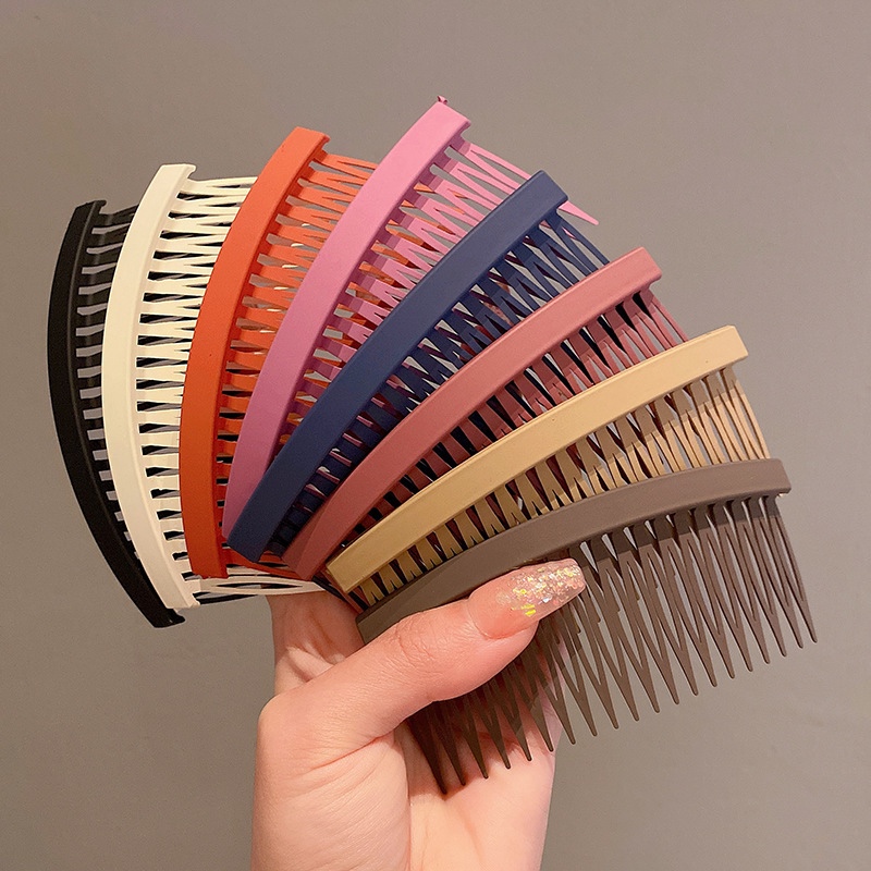 Jual Jepit Jepitan Rambut Wanita Sirkam Sisir Polos Warna Warni Woman ...