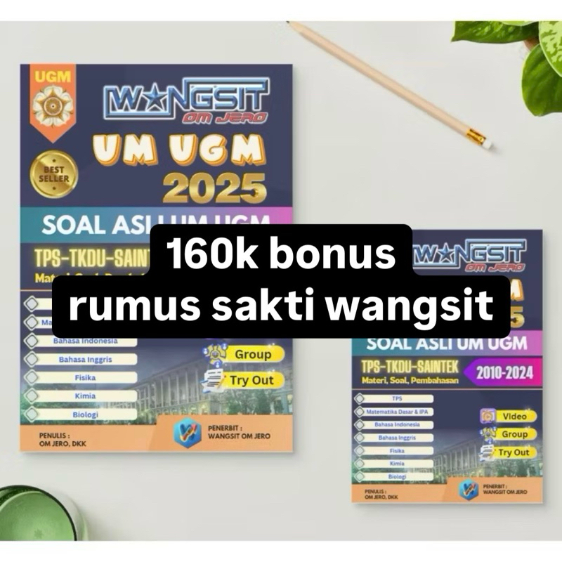 Jual Wangsit UM / UTUL UGM 2025 Saintek | Shopee Indonesia