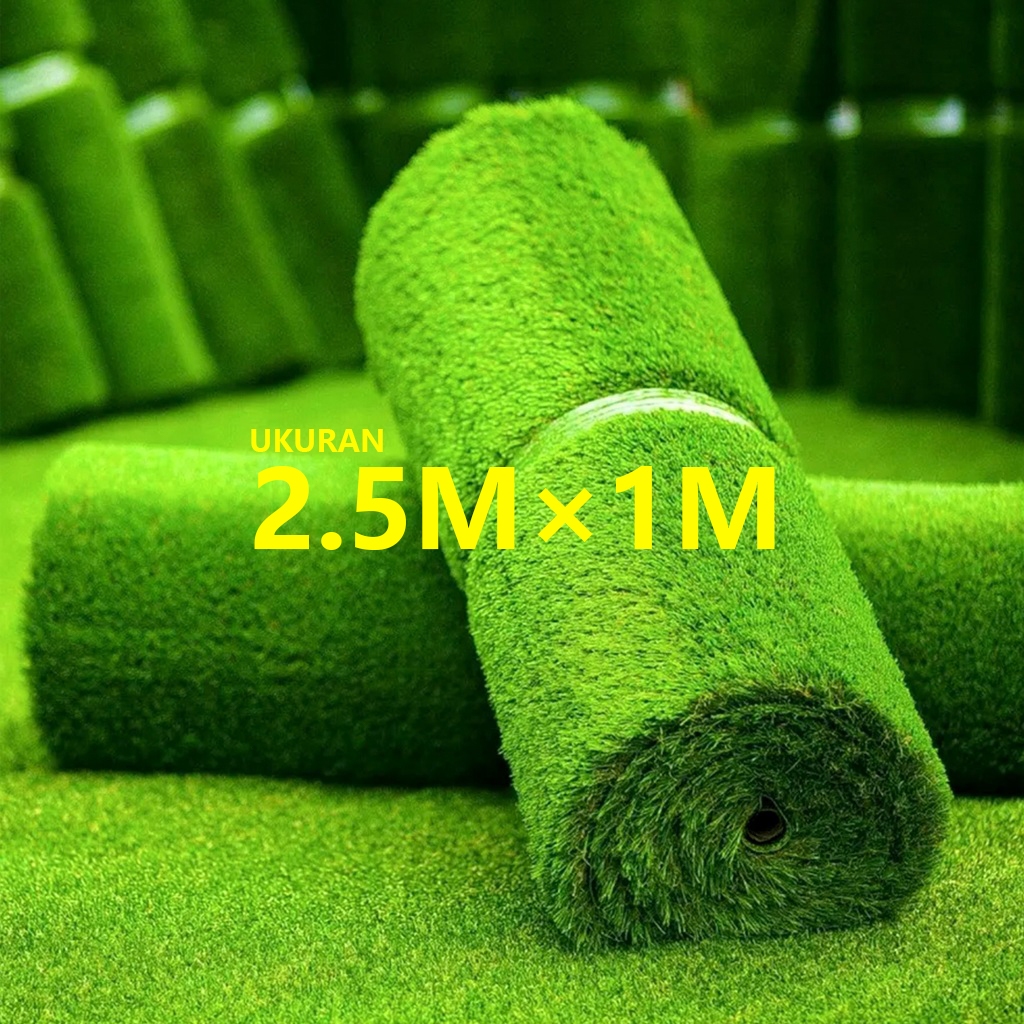 Jual Karpet Rumput Sintetis 250 Cm x 50 Cm Swiss Rumput Hijau ...