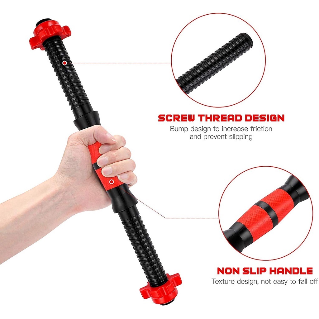 Jual 35cm 40cm 47cm 51cm Stik Pendek Lurus Barbel Pvc Stick Dumbell Bar ...