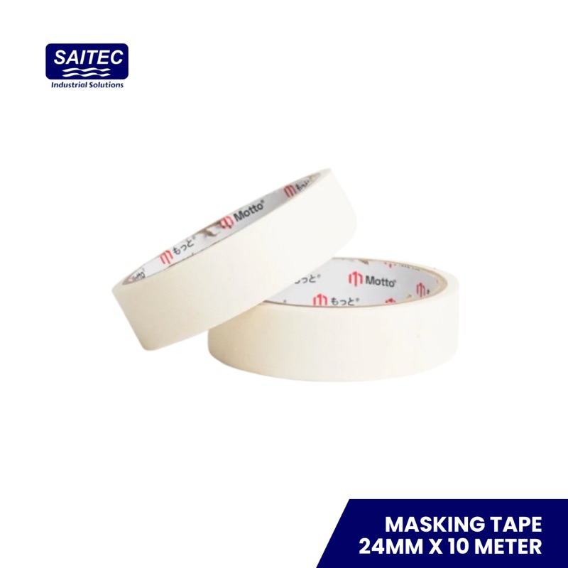 Jual Lakban Kertas | Masking Tape 24 MM x 10 Meter | Kualitas Terbaik ...