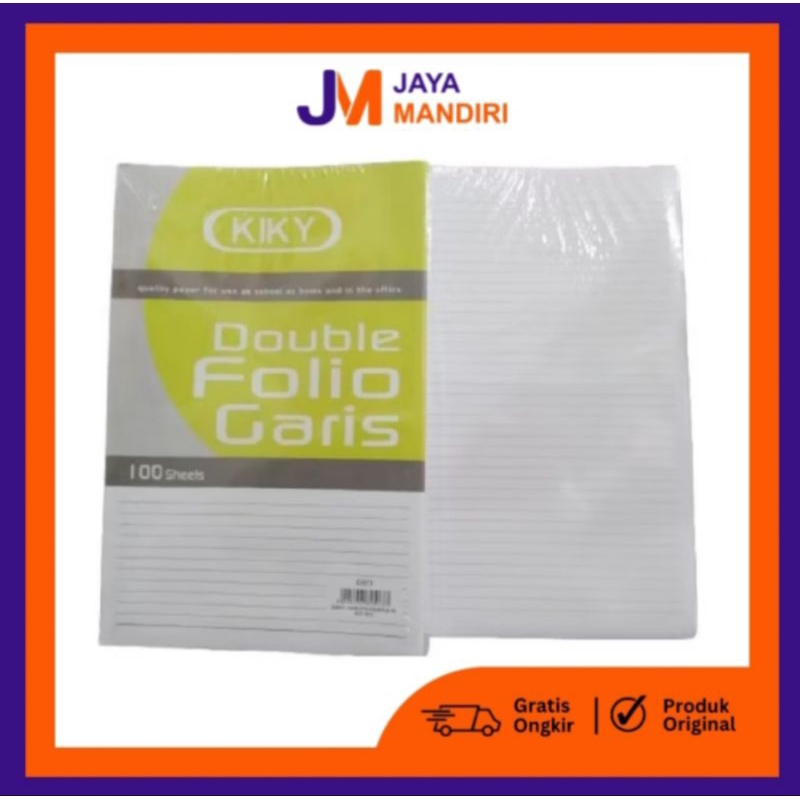 Jual Kertas Double Folio Kiky 100 Lembar | Shopee Indonesia