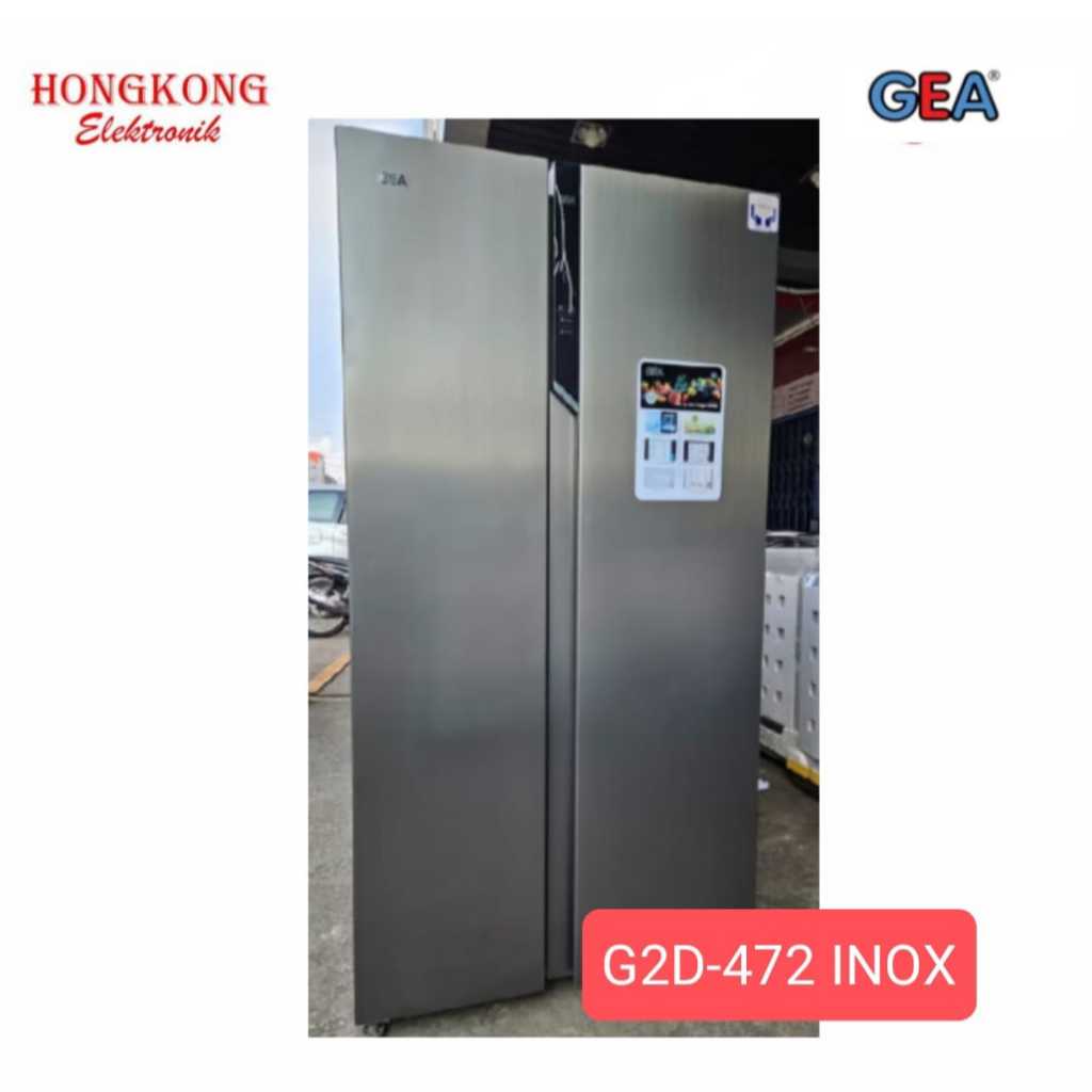 Jual Kulkas Side by Side GEA G2D 472 INOX / 472 R INOX 2 Pintu 472 ...