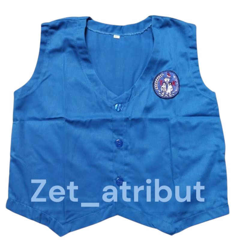 Jual Rompi Anak TK biru / rompi anak Bordir TK | Shopee Indonesia