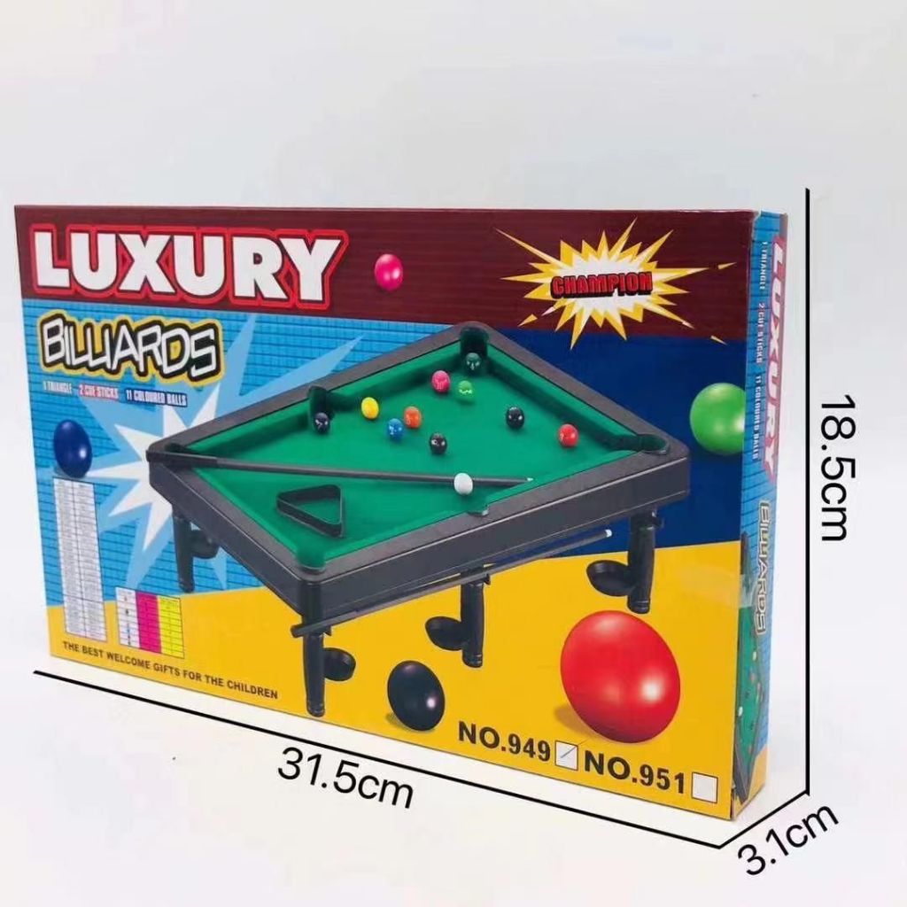 Jual MEJA BILLIARD MINI / Mainan billiard game JUMBO BESAR deluxe ...