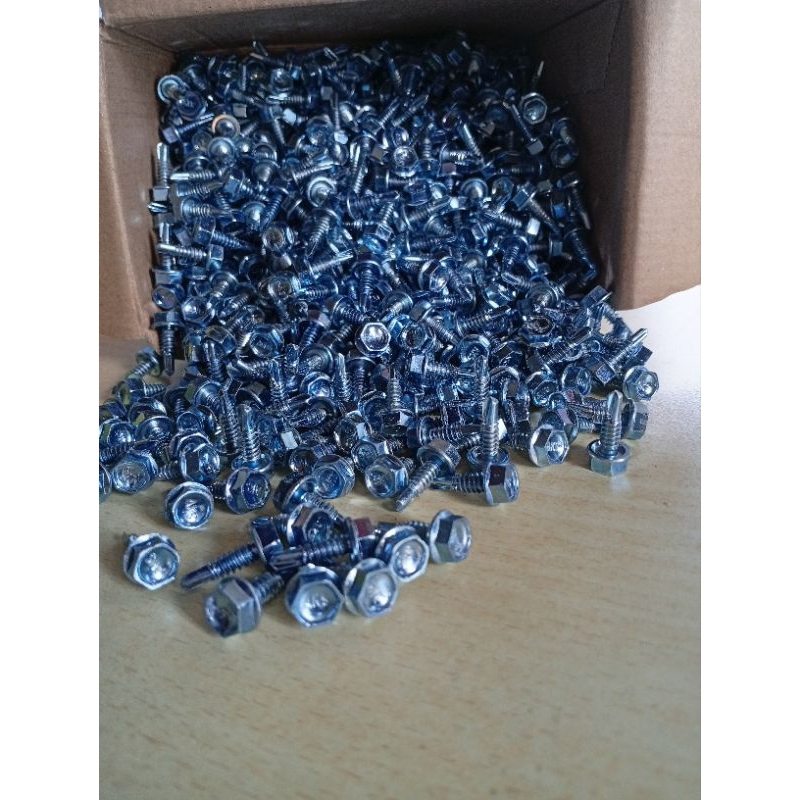 Jual BAUT DRILING GALVALUM 10 x 16 /1PACK ORIGINAL / BAUT BAJARINGAN ...