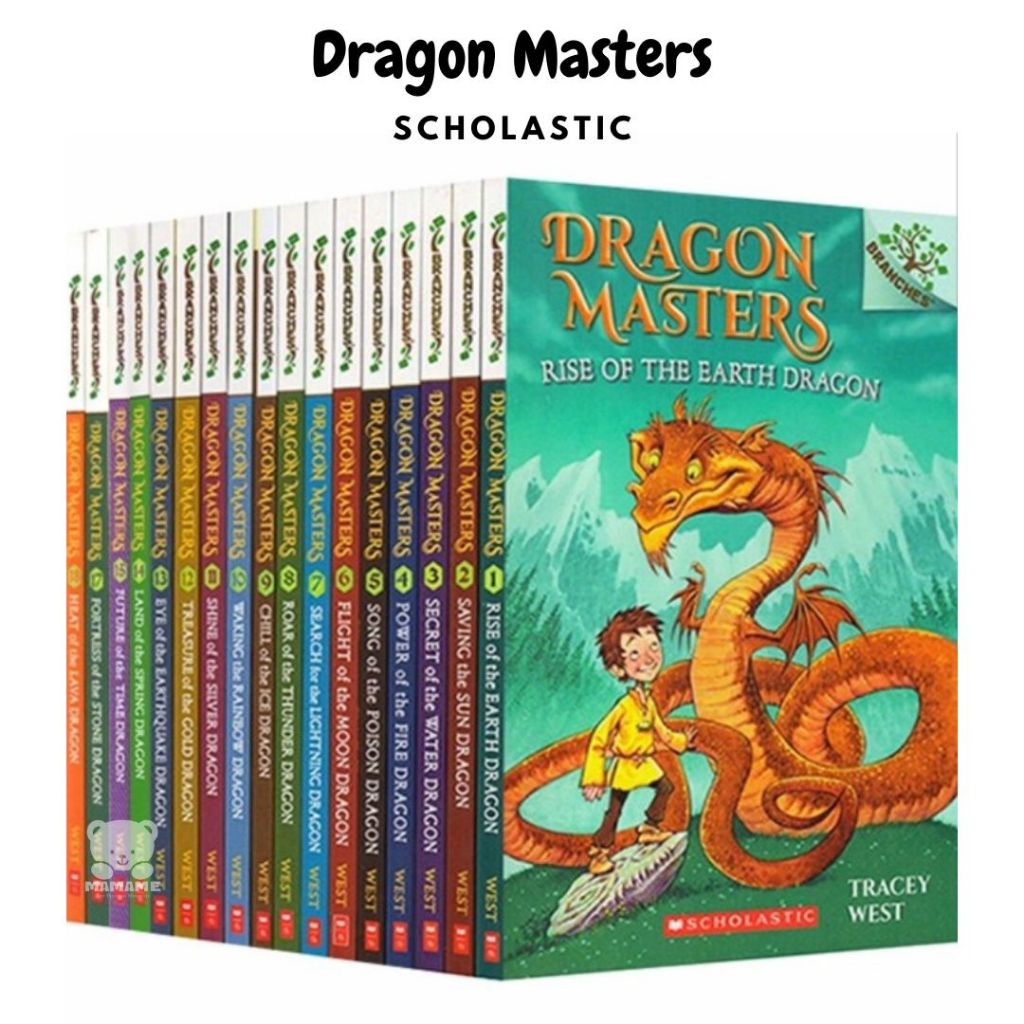 Jual Dragon Masters Complete Series Set (Books 1-26) + Official Dragon ...