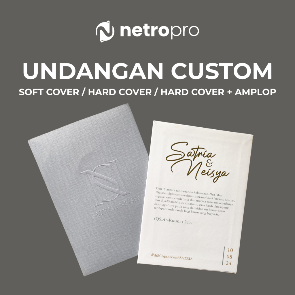 Jual Kartu Undangan Custom Soft & Hard Cover - Elegan dan Eksklusif ...
