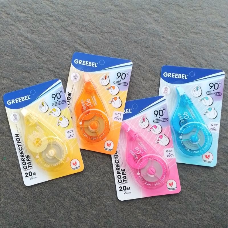 Jual TIPE-X Kertas Correction Tape Greebel GCT-2001 20 Meter ( Pcs ...