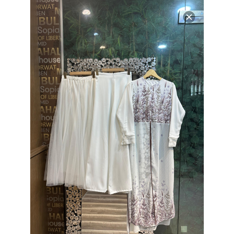 Jual Set 3 in 1 Renata ( Long Tunik + Rok Tutu +Celana Kulot ) by ...