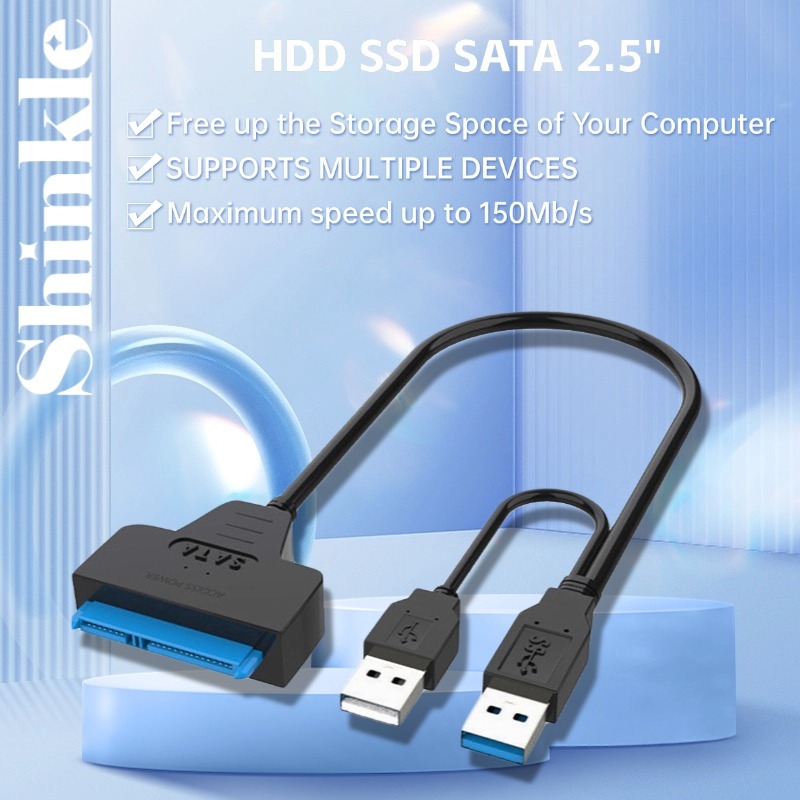 Jual Shinkle【COD】 SSD Converter Hard Disk To SATA 2.5"/3.5" Inch 3.0/2. ...