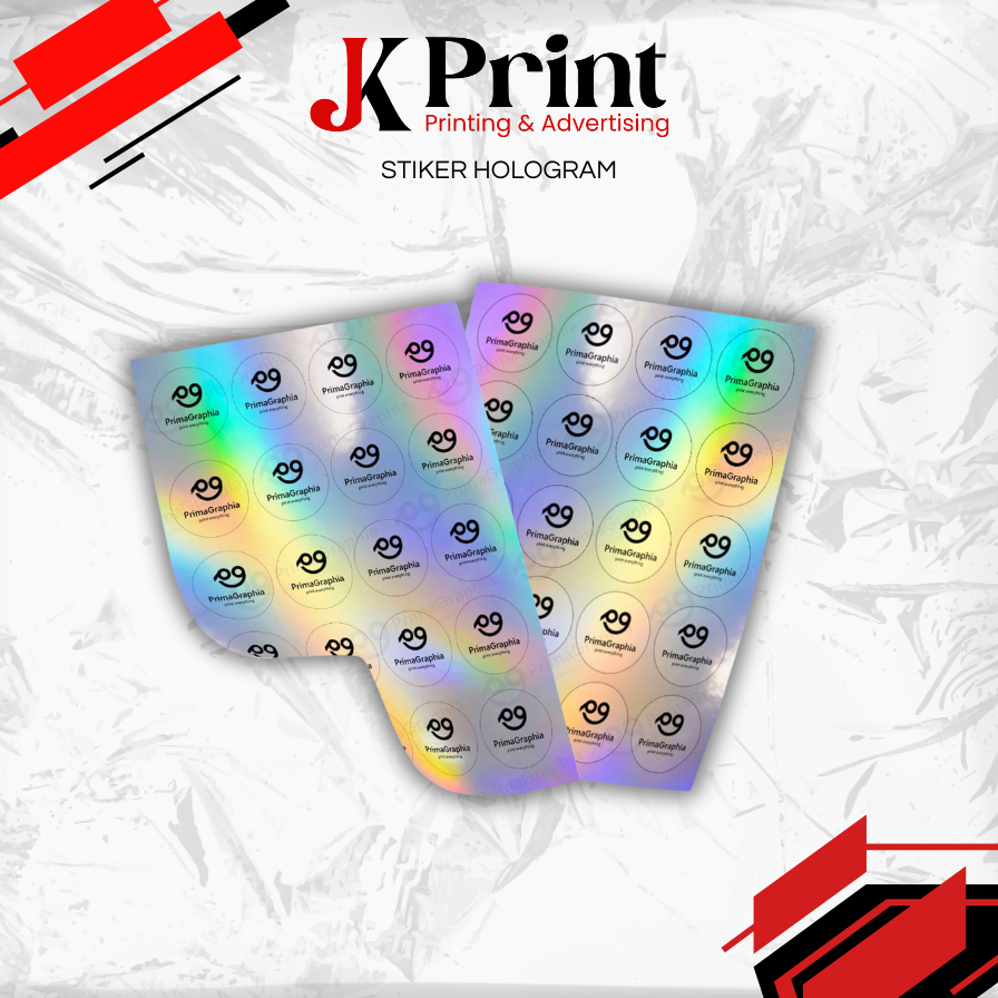 Jual JELAJAH KARYA - Cetak Sticker Hologram / Stiker Pelangi Free ...