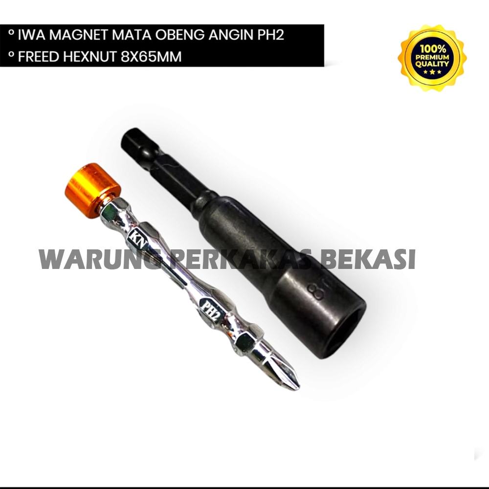 Jual Paket 2Pcs Mata Bor Obeng Sekrup Driver PH2 Payung Dan FREED Mata ...