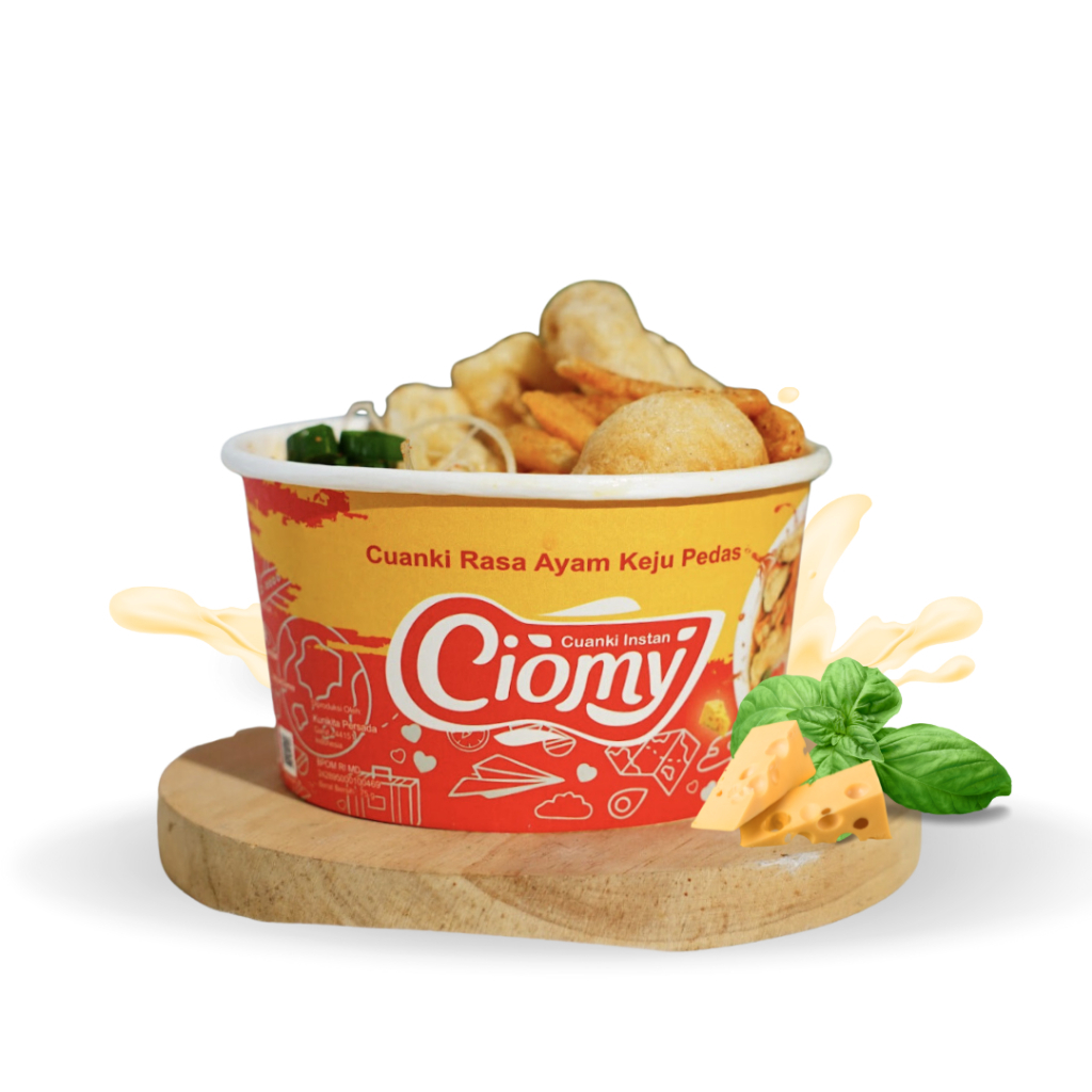 Jual CIOMY - Cuanki Cup Reguler / Cuanki cup Lite Halal Non MSG ...