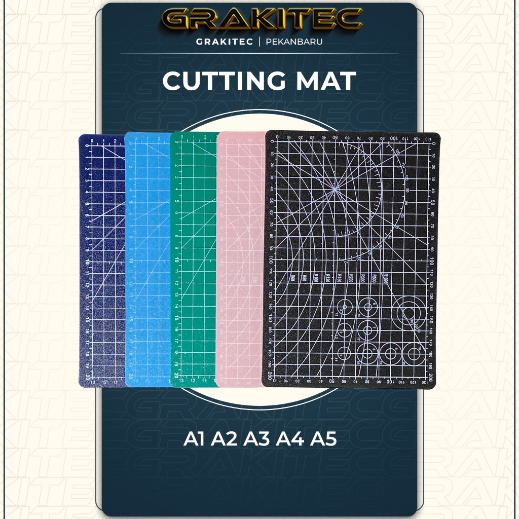 Jual Alas Potong Kertas ( Cutting Mat ) A3, A4, A5 Bahan PVC, Double-Side, Self Healing untuk ...