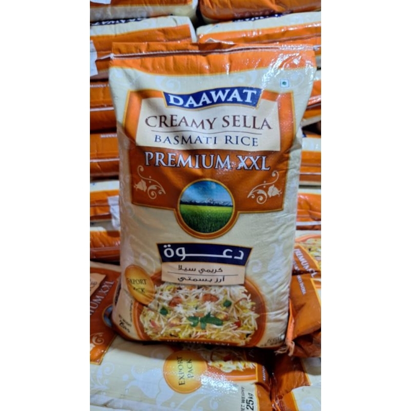 Jual BERAS BASMATI DAAWAT CREAMY SELLA 20KG | Shopee Indonesia
