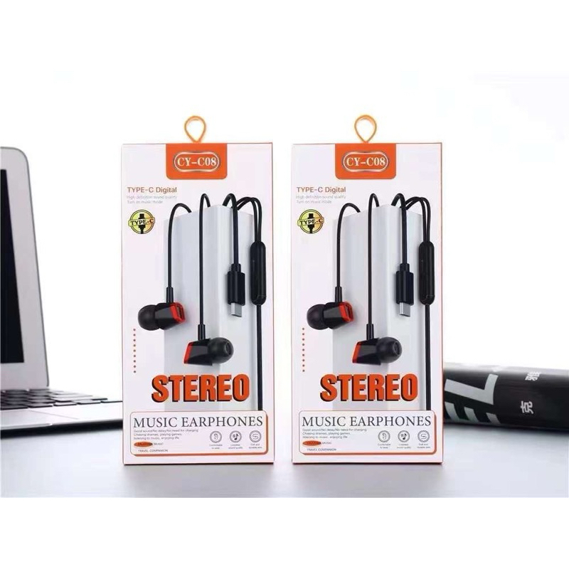 Jual Earphone - Headset - Handsfree Jack Audio Type-C CY-C01 / CY-C03 ...