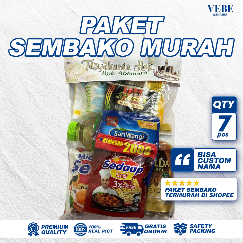 Jual Paket Sembako Idul Fitri Murah Parcel Lebaran Bingkisan Buket Hampers Ramadhan Lengkap ( VB ...