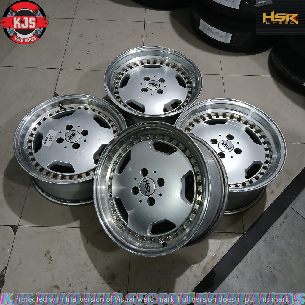 Jual VELG RACING SECOND MODEL HSR GOTHE RING 16 LEBAR 7-8 LOBANG BAUT 4X100 OFFSET 42-38 WARNA ...