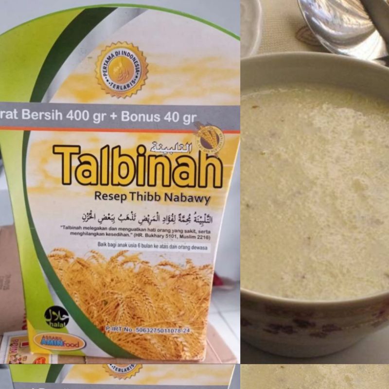 Jual Talbinah Resep Thibb Nabawi Tepung Gandum 400 g | Shopee Indonesia