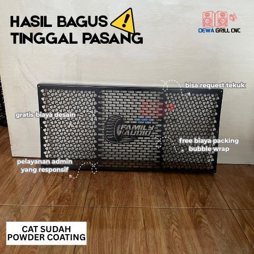 Jual Jual Grill Sound Custom Tutup Box Speaker Plat Besi Model CLA ...