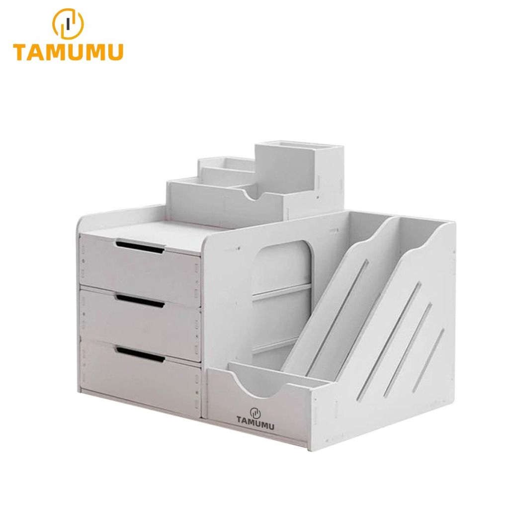 Jual Tamumu Rak Penyimpanan Meja Storage Buku / Berkas Kantor Susun ...