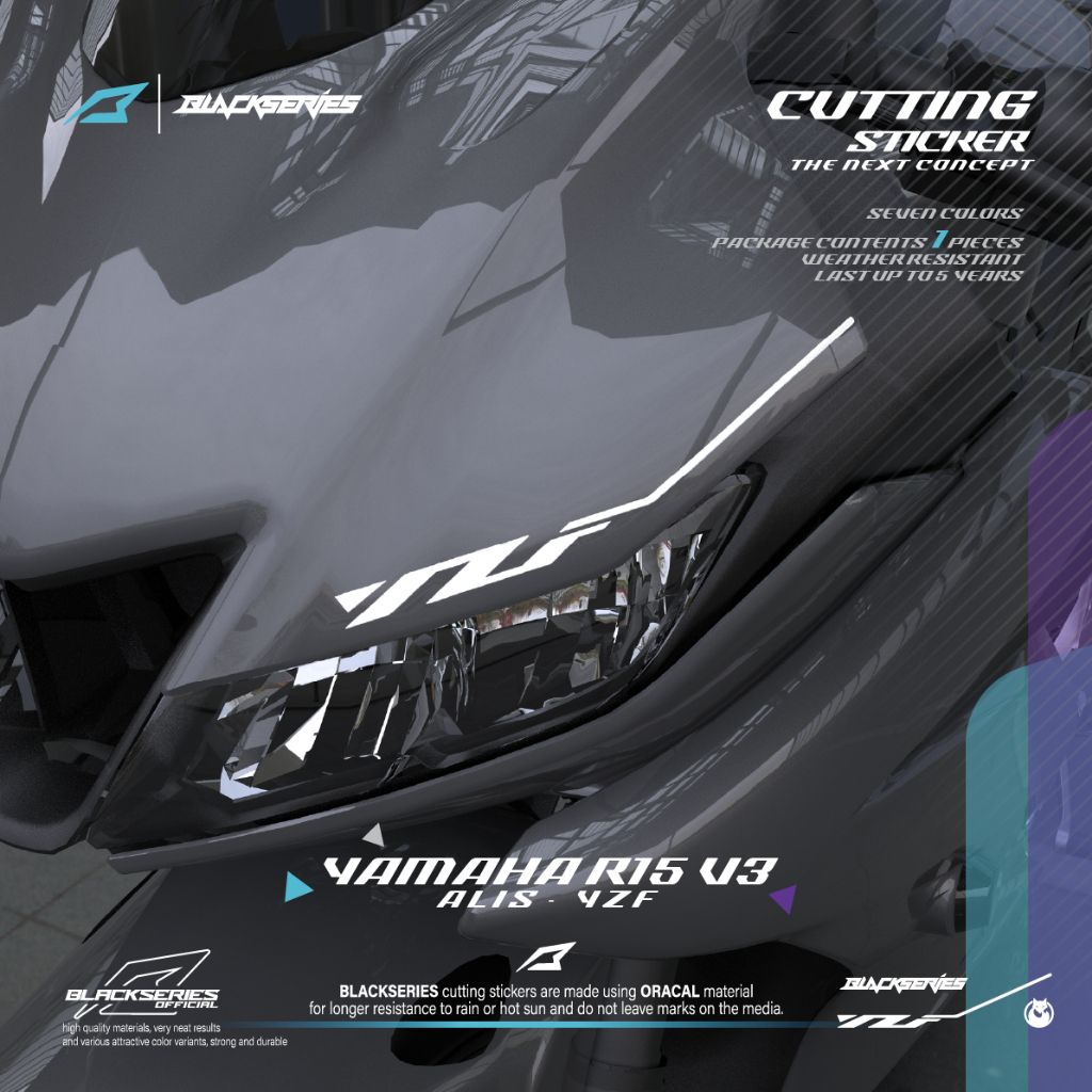Jual Cutting Sticker Custom Alis Motor Yamaha R15 | Alis YZF | Shopee ...