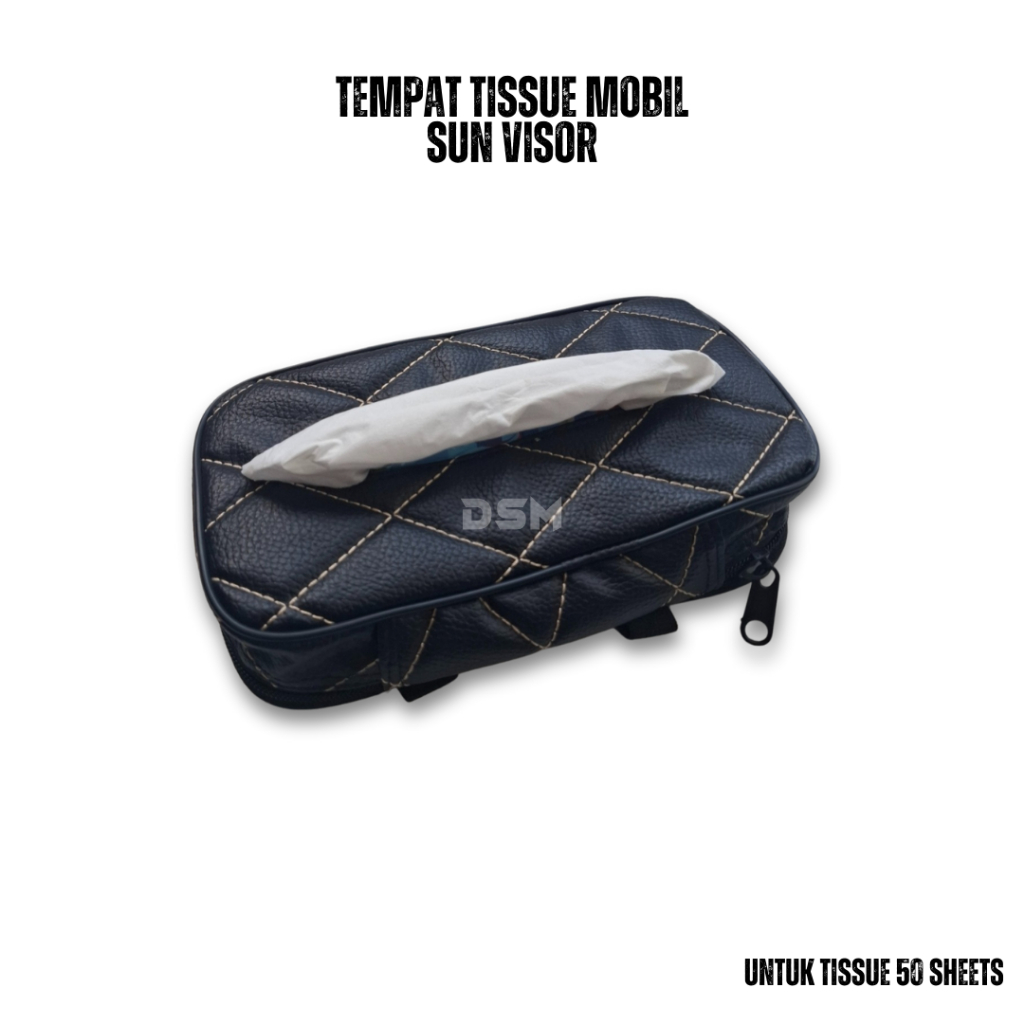 Jual Tempat Tissue Mobil Premium Bahan PU Leather | Shopee Indonesia