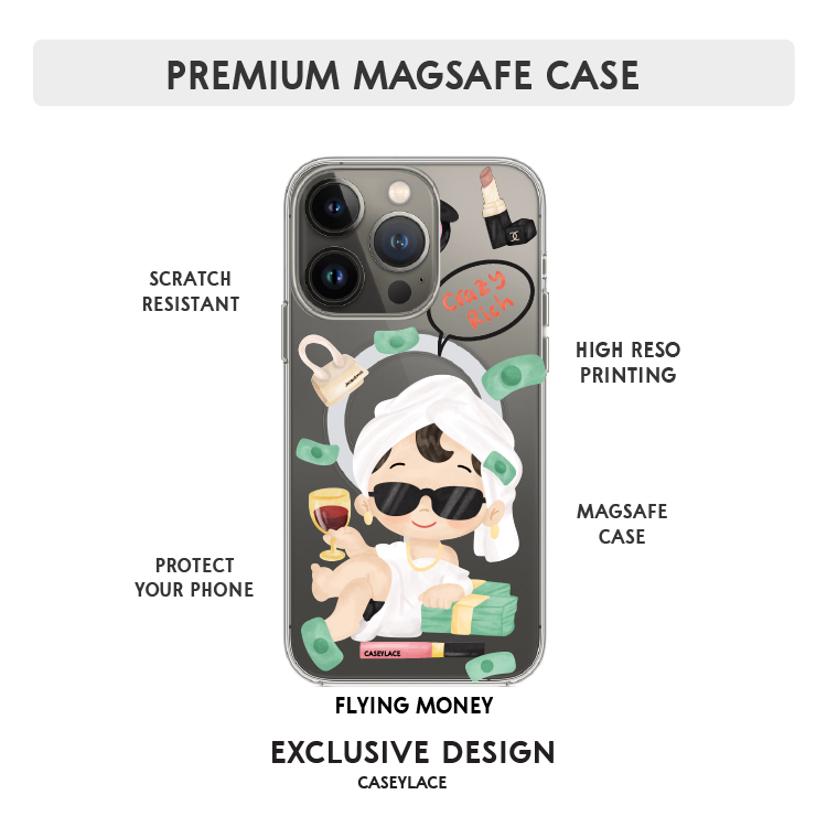 Jual Magsafe Case Crazy Rich Collections For Iphone & Sams | Shopee ...