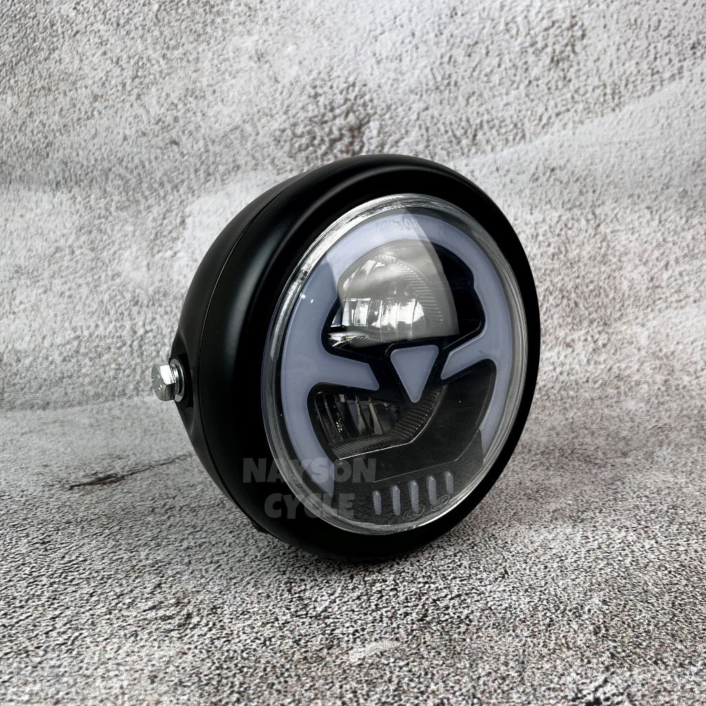 Jual Daymaker Headlamp Lampu Depan LED 5.75 inch Merian + Batok Motor ...