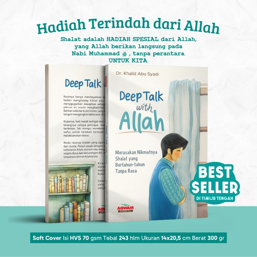 Jual Aqwam buku islami motivasi islam Deep Talk With Allah best seller ...